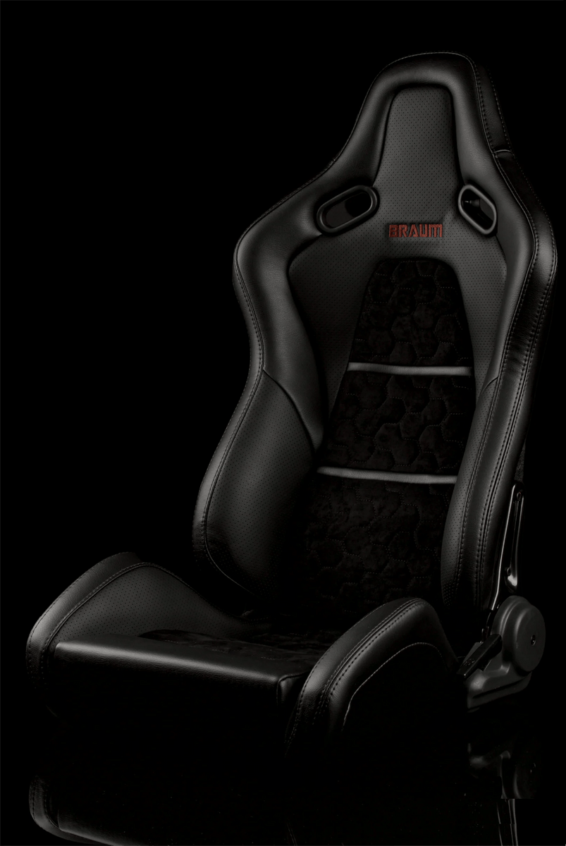 Falcon-S Composite Carbon Fiber Honeycomb Shell Reclining Seats - Blac ...
