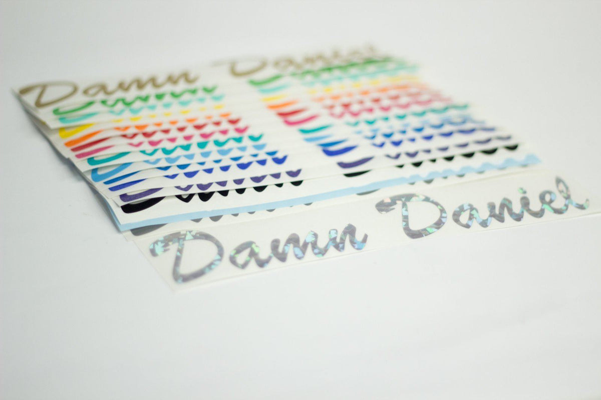 Damn Daniel - Decal – Slammedenuff